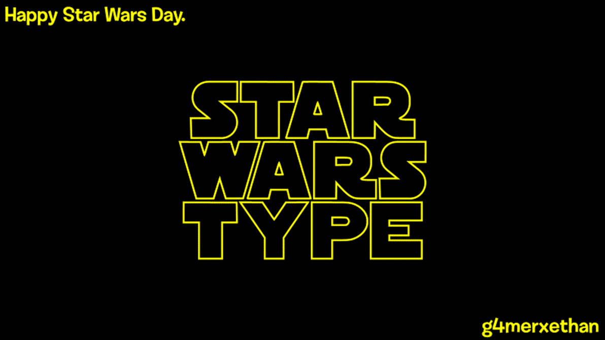 Star Wars Type by yellowpendoesart on DeviantArt