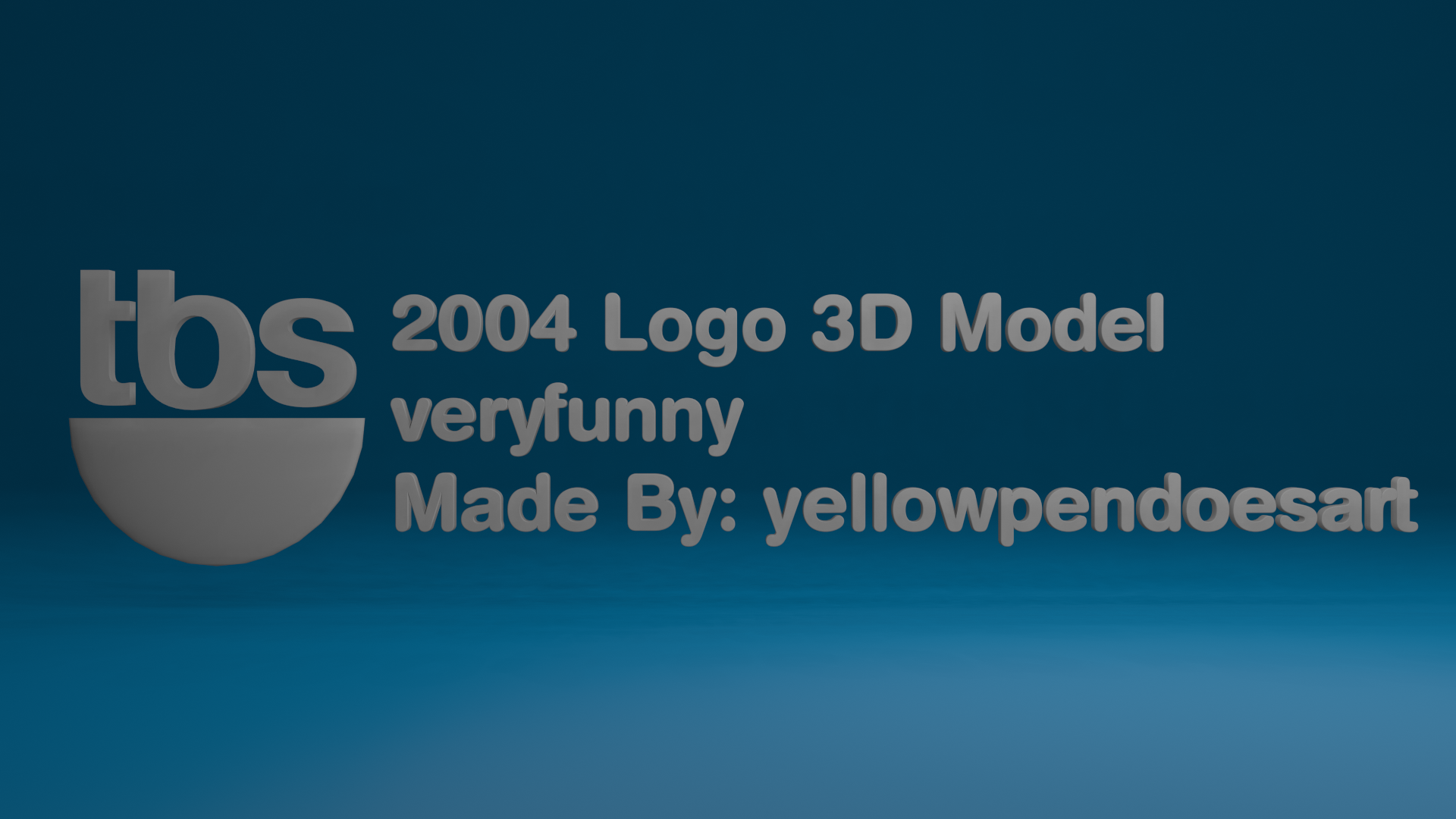 TBS 2004 Logo 3D Model by yellowpendoesart on DeviantArt