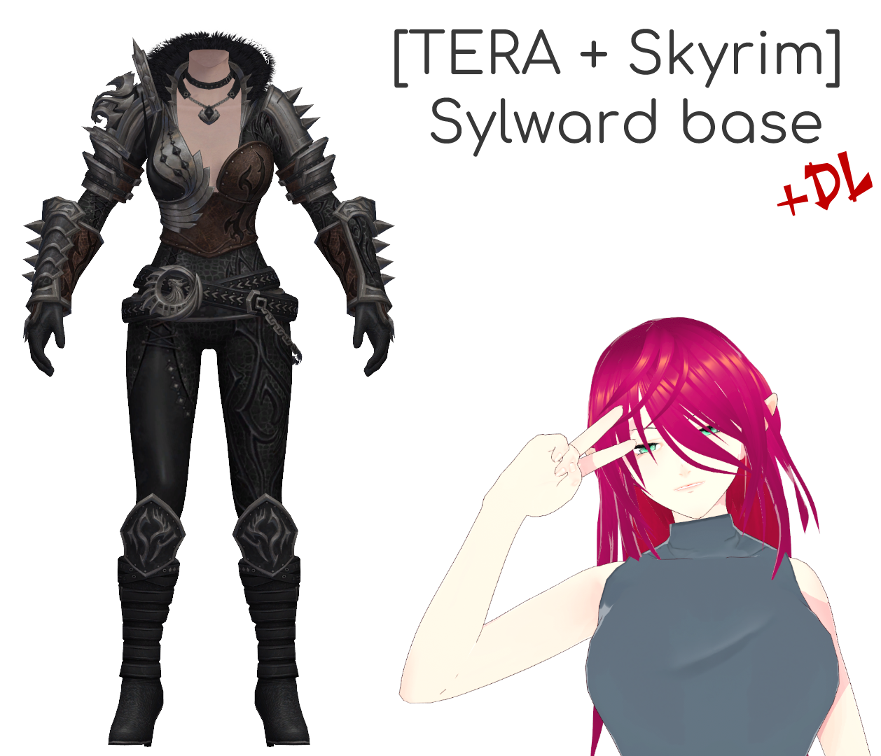 [MMD + TERA + Skyrim] Sylward base by ShionAkari666 on DeviantArt