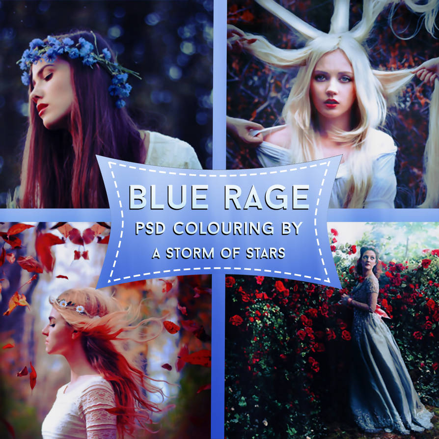 Blue Rage PSD Colouring #1 by a-storm-of-stars on DeviantArt