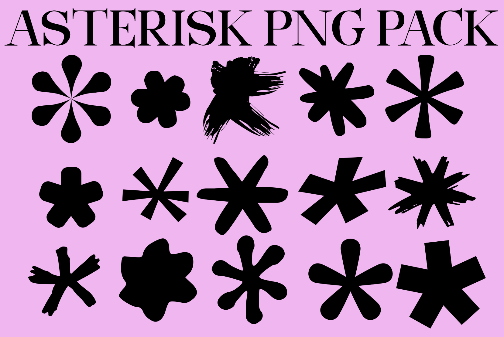 Asterisk Png Pack By Ash by ofwiltcdsunflowrs on DeviantArt