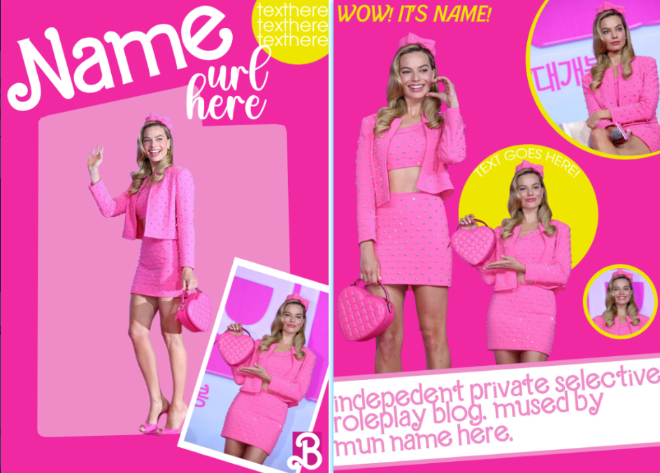 Barbie Fashion Pack Promo Template By Ash by ofwiltcdsunflowrs on ...