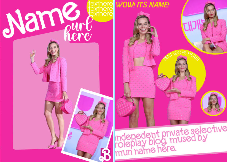 Barbie Fashion Pack Promo Template By Ash by ofwiltcdsunflowrs on ...