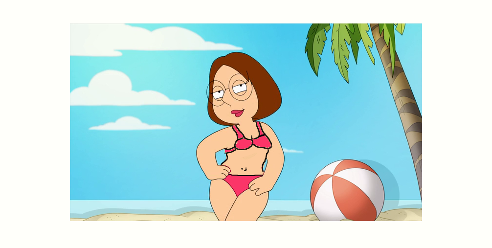 Meg Griffin in her Pink bikini. by Pudihan98 on DeviantArt