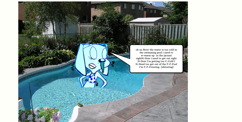 Brandy Harrington getting cold in the pool. by Pudihan98 on DeviantArt