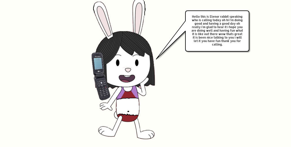 Elinor Talking on the Phone. by Pudihan98 on DeviantArt