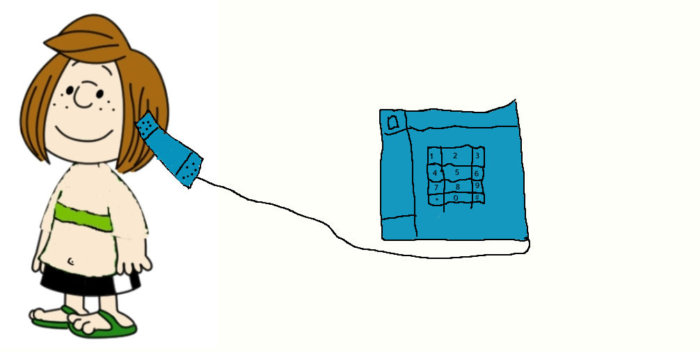 Peppermint Patty talking on the phone. by Pudihan98 on DeviantArt