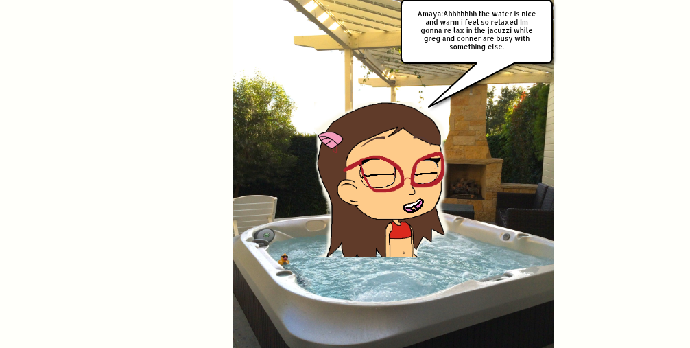 Amaya in the Jacuzzi updated. by Pudihan98 on DeviantArt