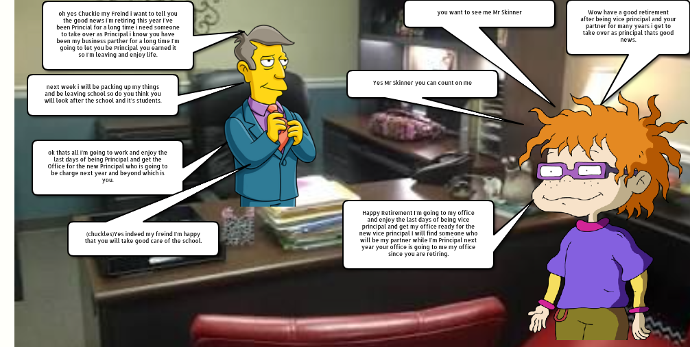 Principal Skinner retires. by Pudihan98 on DeviantArt