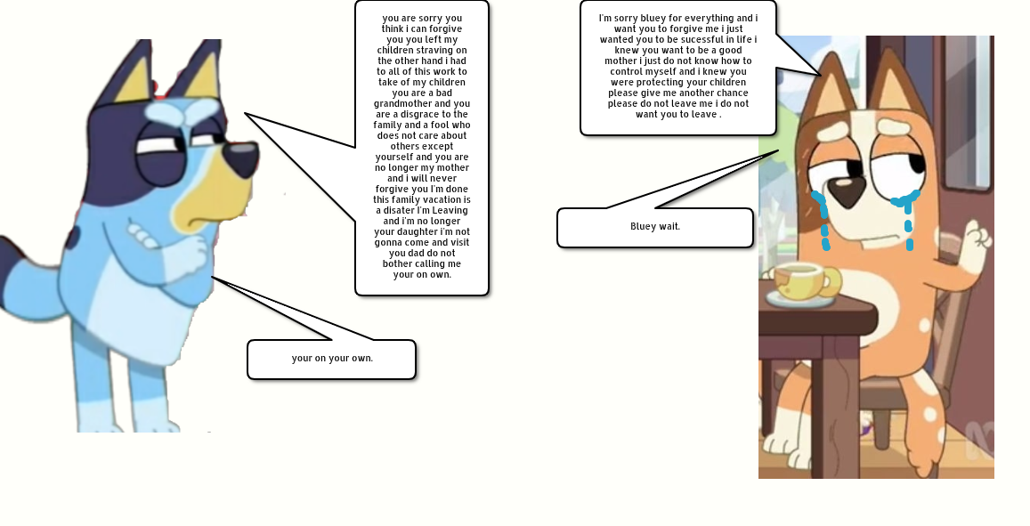 Chilli Apoligizes to bluey by Pudihan98 on DeviantArt