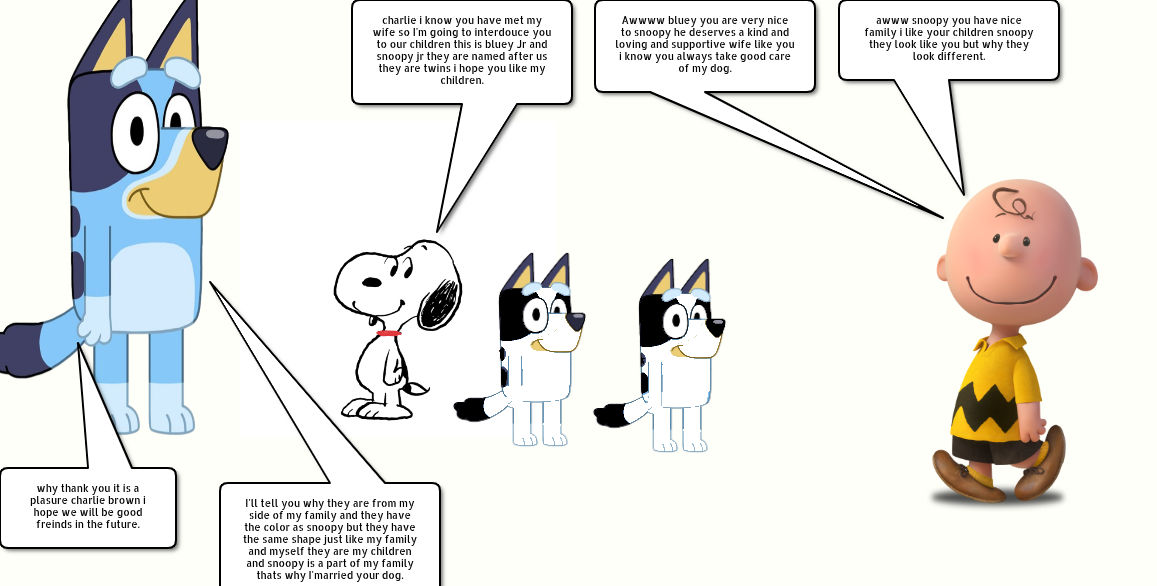 Charlie brown Meets snoopy's children. by Pudihan98 on DeviantArt