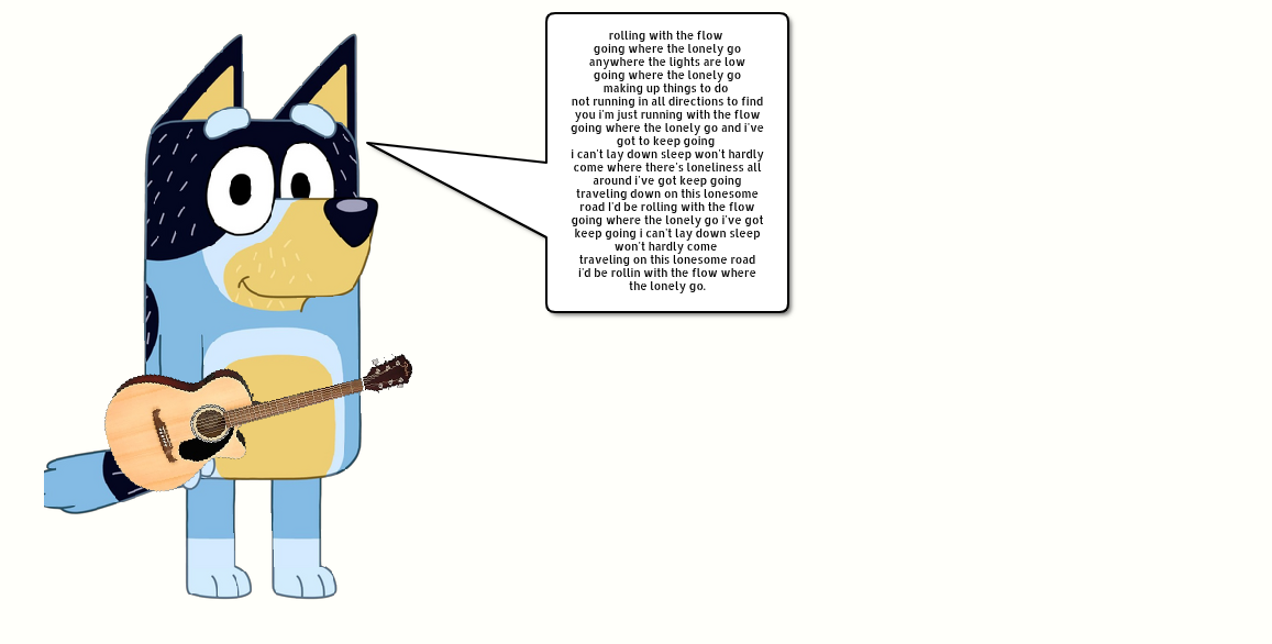 Bandit heeler sings a song by Pudihan98 on DeviantArt