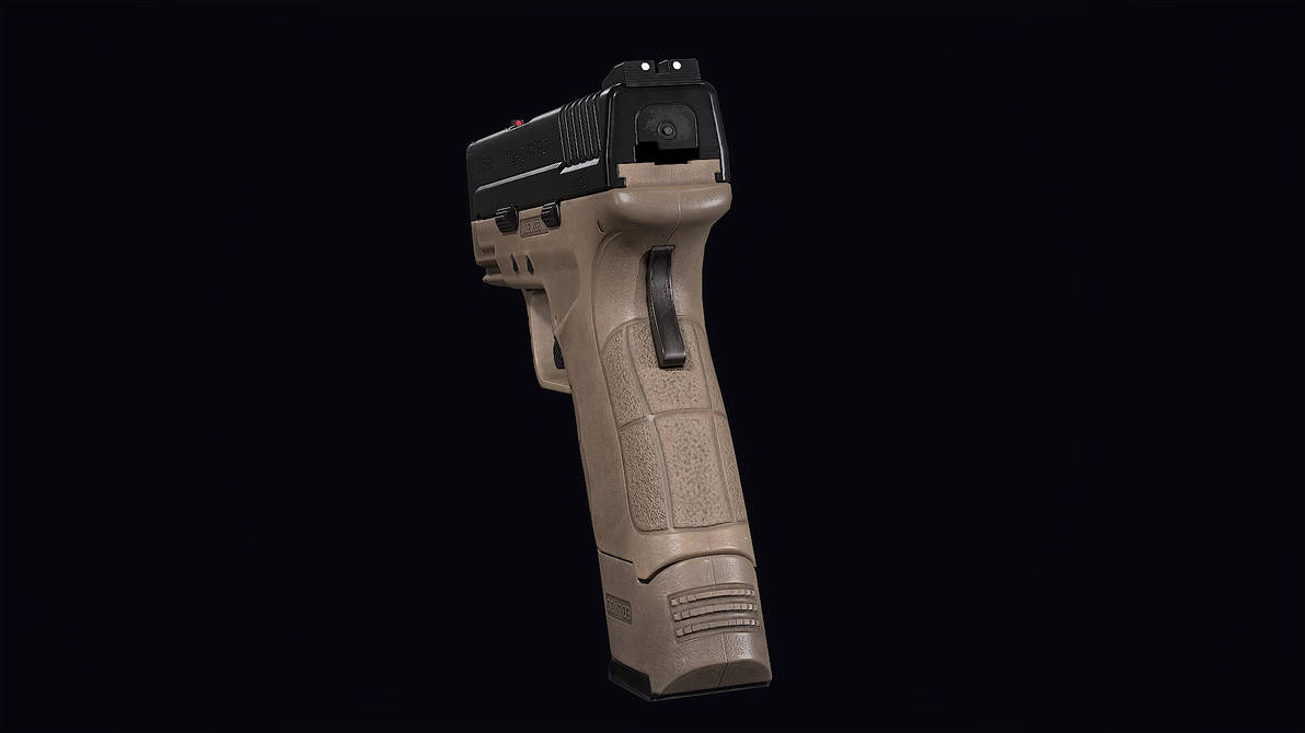 Springfield Pistol XD Game ready by mrvettore on DeviantArt