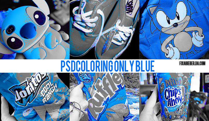 Psd Only Blue By FixABieber by FixABieber on DeviantArt