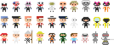 Pixel Characters Collection 1 by 80markus on DeviantArt