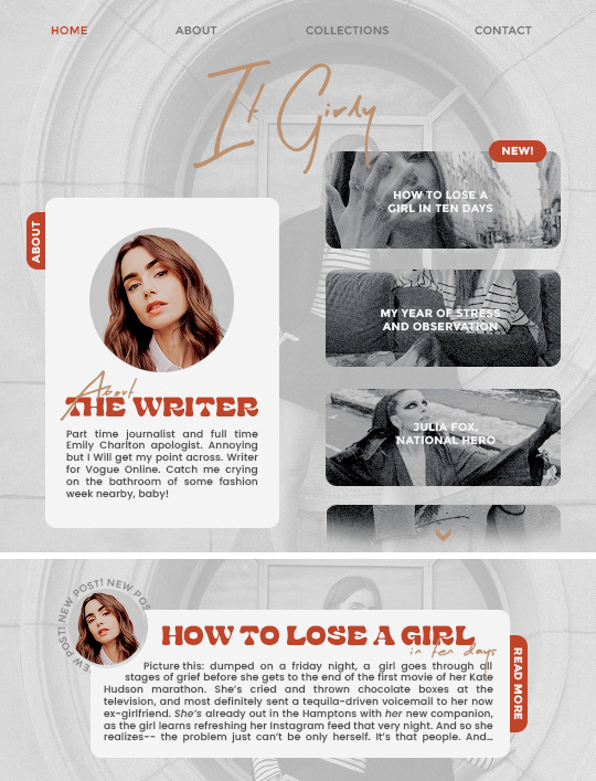 meet the girlblogger - a template by petalsource. by petalsource on ...