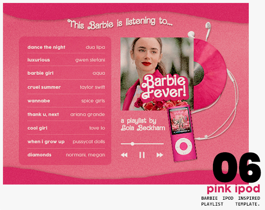 pink ipod - a playlist template by petalsource. by petalsource on ...