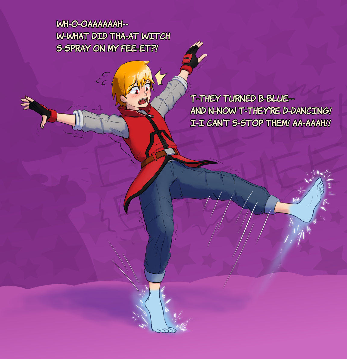 Lucifers dancing feet by vBloodCry on DeviantArt