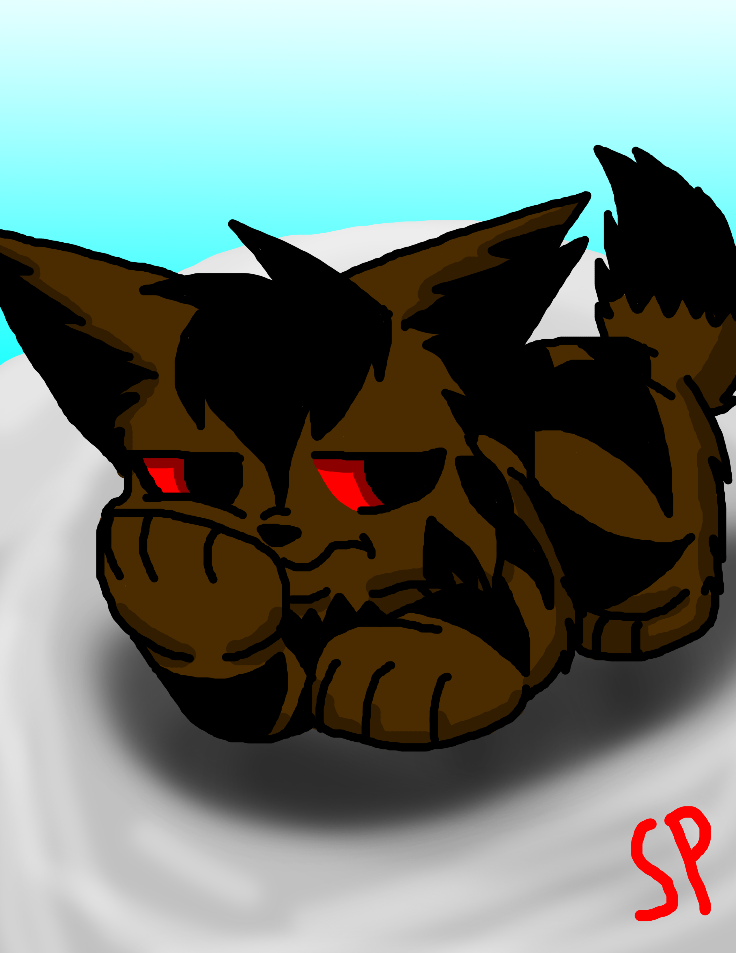 Grumpy Bobcat Brokenheart by SnowpointArt on DeviantArt