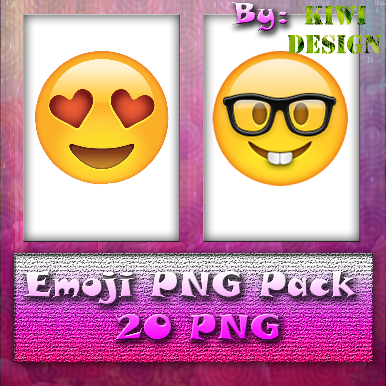 Emoji PNG Pack - Kiwi Design by KiwiDesign25 on DeviantArt