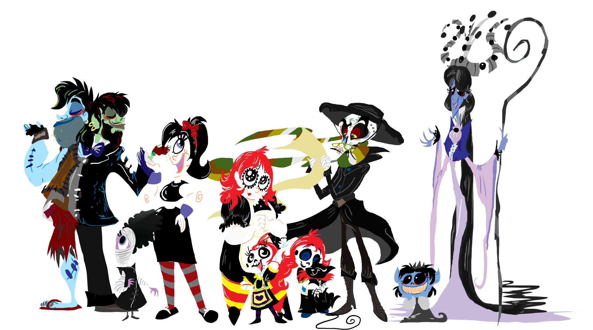 Gloom Crew Grown Up by FrankiLew on DeviantArt