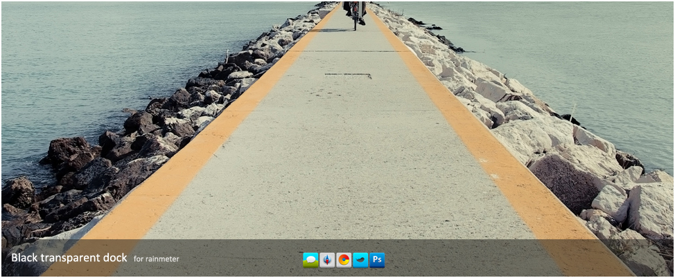 Black transparent dock by pk1st on DeviantArt