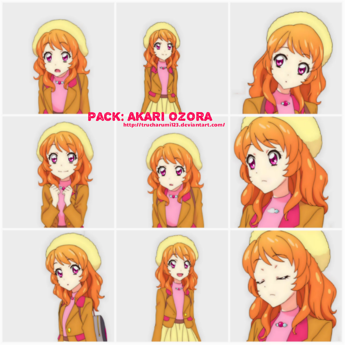 #4 Pack: Render Akari Ozora by trucharumi123 on DeviantArt