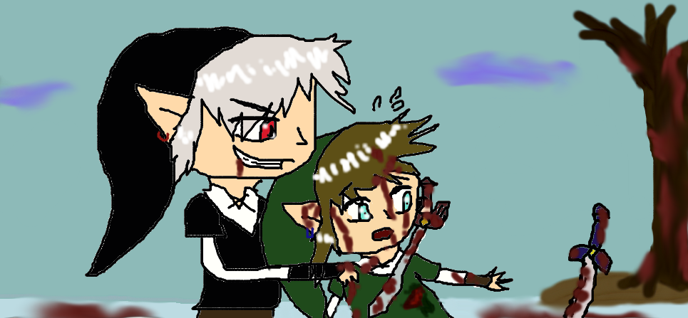 dark link VS link by Metal100 on DeviantArt
