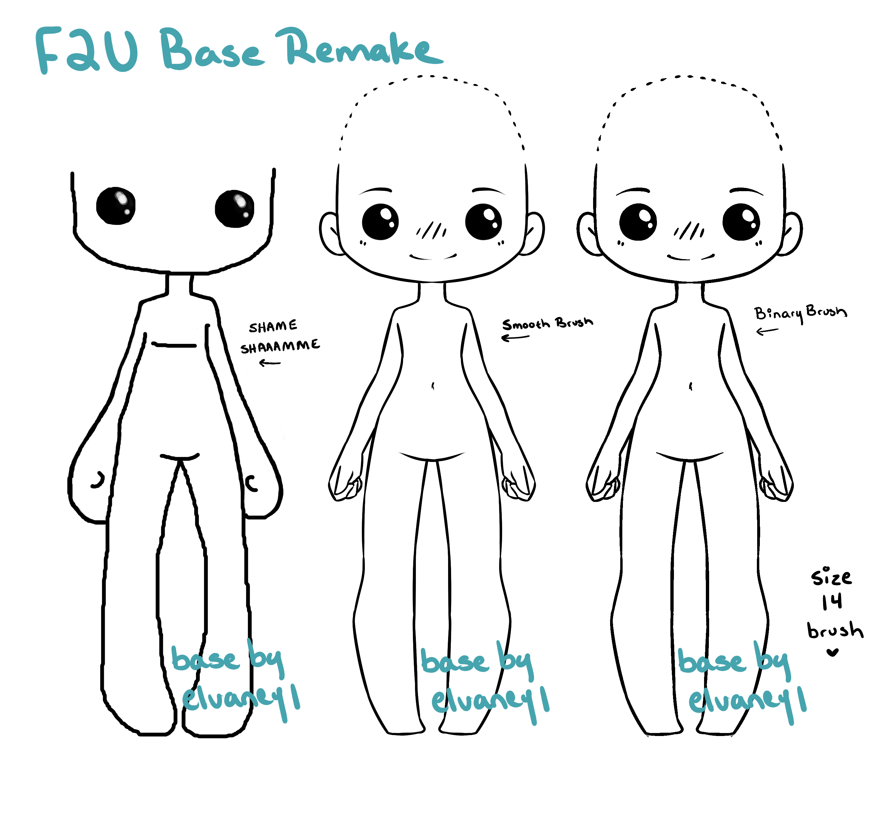 [F2U] Remake Base 2 by Elvaneyl on DeviantArt
