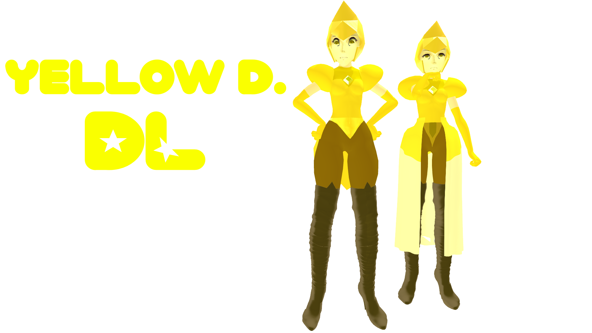 [MMD]Yellow diamond DL by creator-gemsonas on DeviantArt