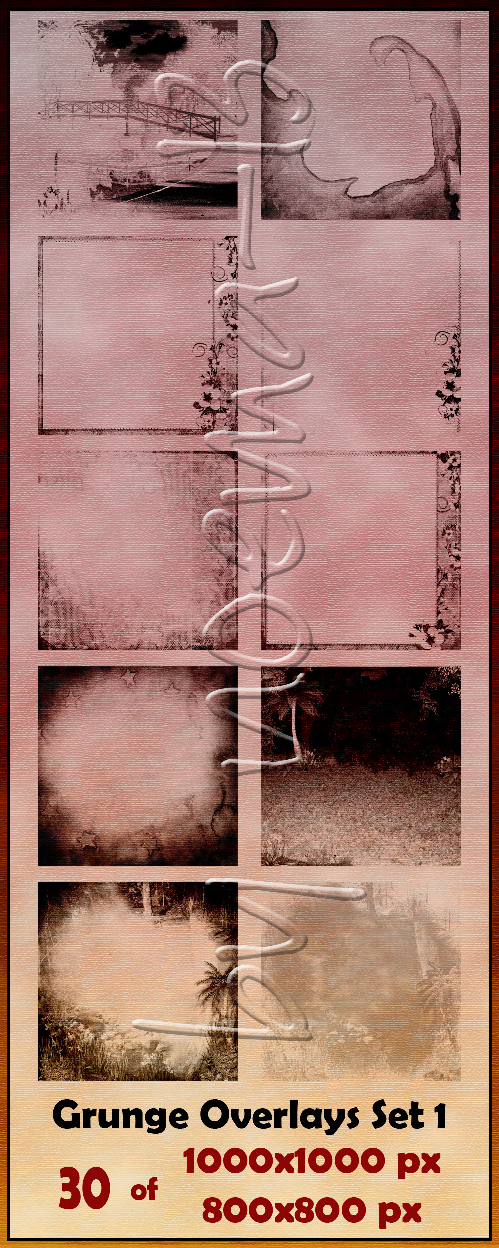 Grunge Overalys Set 1 by noema-13 on DeviantArt