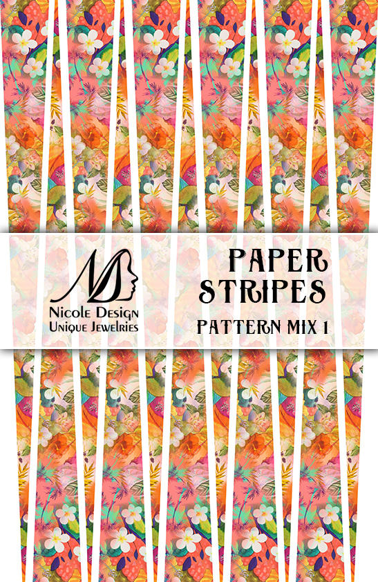 11 Printable paper beads stripes - Pattern-mix 1 by noema-13 on DeviantArt