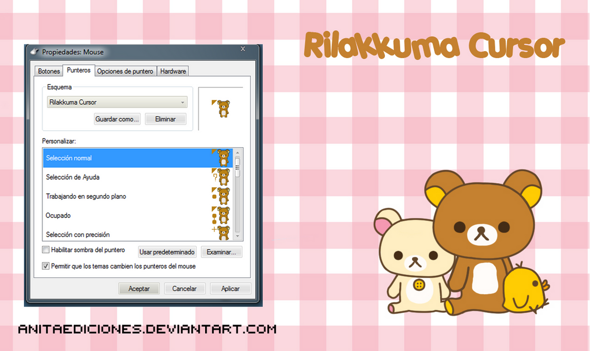 Cursor Rilakkuma By AnitaEdiciones by AnitaEdiciones on DeviantArt