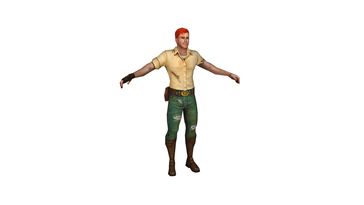 Temple Run Guy Dangerous Obj model by karl2db on DeviantArt