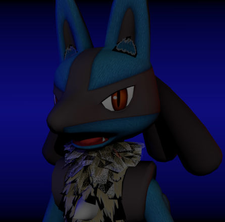 SSBU Lucario Blender Port (2.79) by FourteenL on DeviantArt
