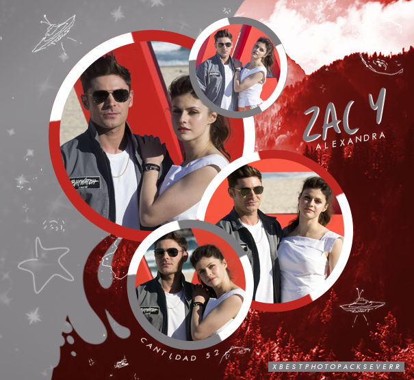 Photopack 26845 - Zac Efron y Alexandra Daddario by southsidepngs on ...