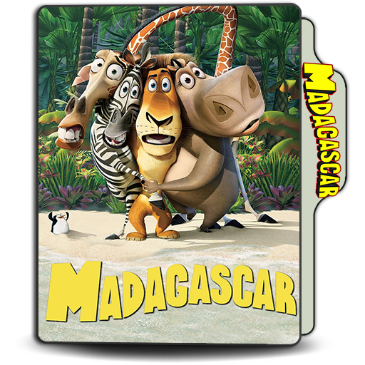 Madagascar (2005) Folder Icon by mesutisreal on DeviantArt