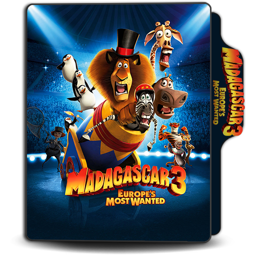 Madagascar Europe's Most Wanted (2013) Folder Icon by mesutisreal on ...