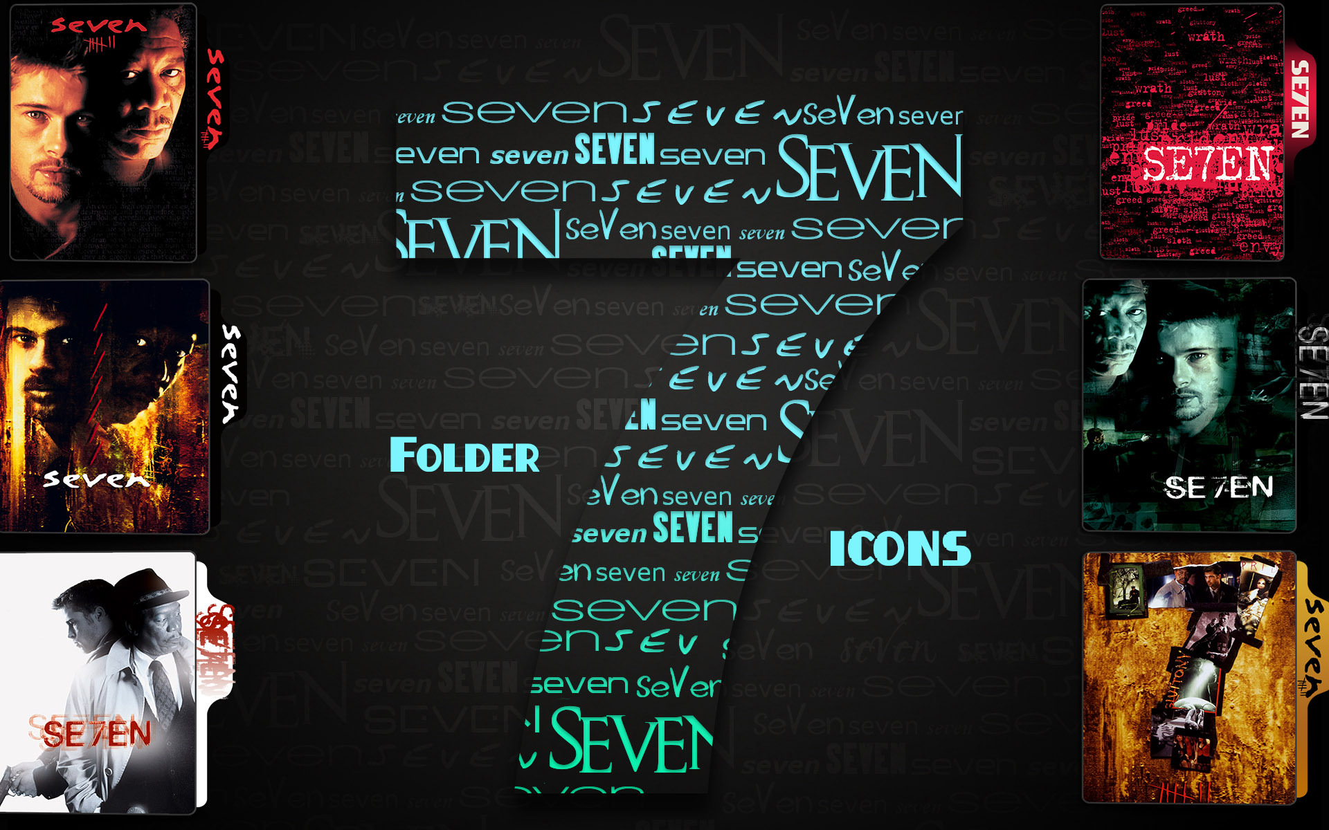 Se7en (1995) Folder Icons by mesutisreal on DeviantArt
