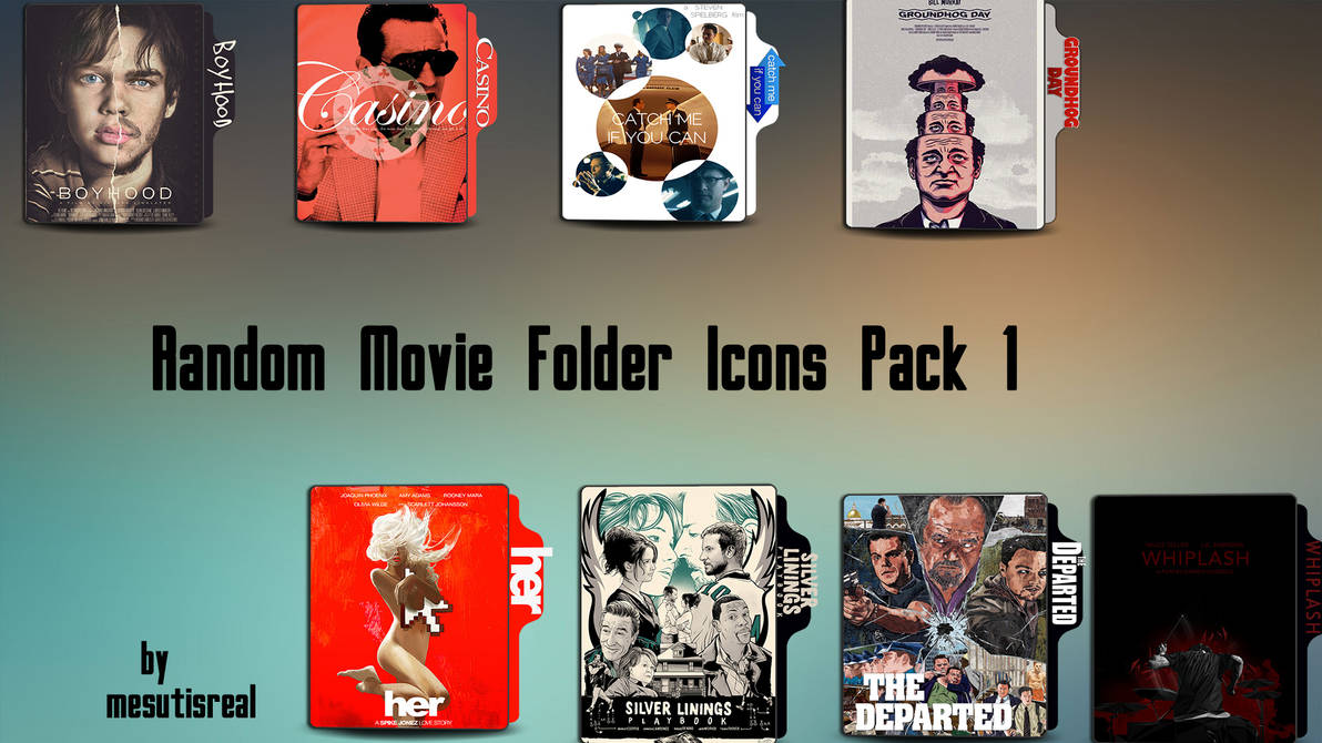 Random Movie Folder Icon Pack v1 by mesutisreal on DeviantArt