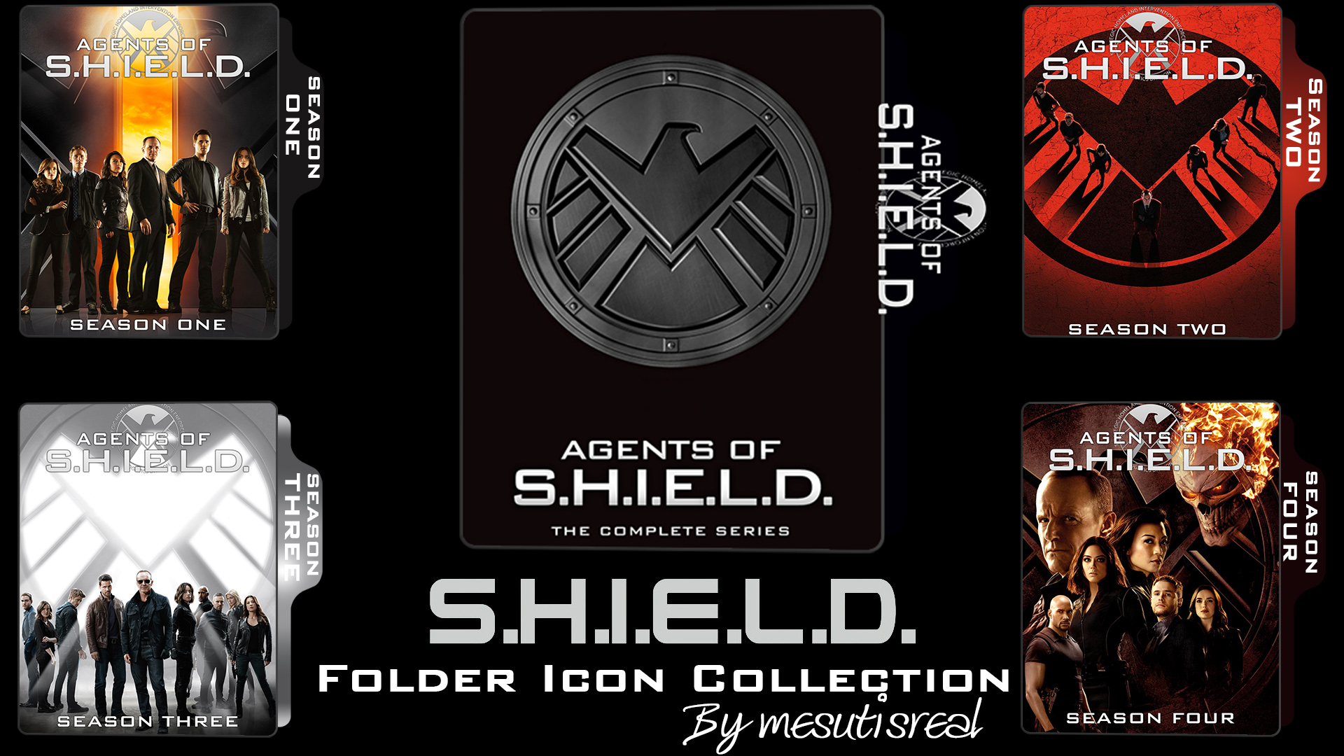 Agents of S.H.I.E.L.D. Collection Folder Icons by mesutisreal on DeviantArt