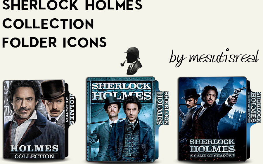 Sherlock Holmes Collection Folder Icons by mesutisreal on DeviantArt