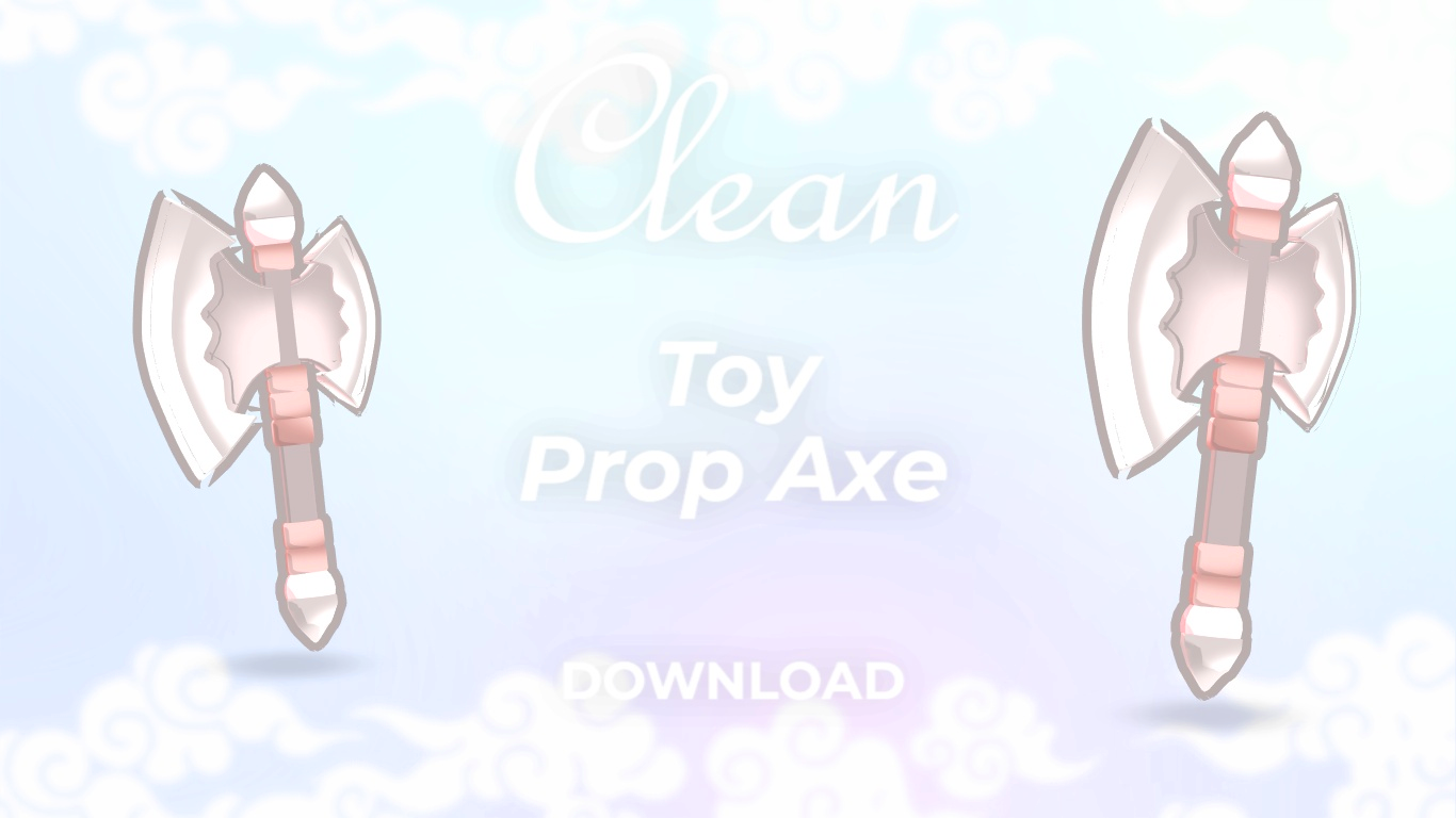 [MMD DL] [Accessories] (Clean) Toy Prop Axe by KawaiiCone on DeviantArt