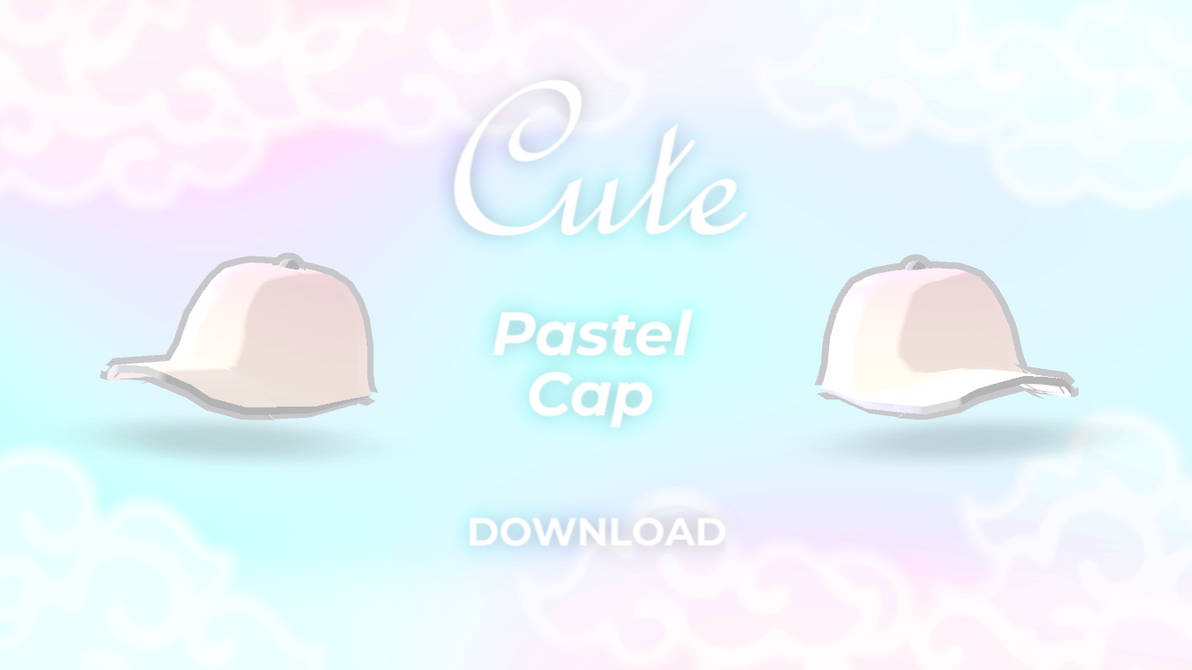 [MMD DL] [Accessories] (Cute) Pastel Cap by KawaiiCone on DeviantArt
