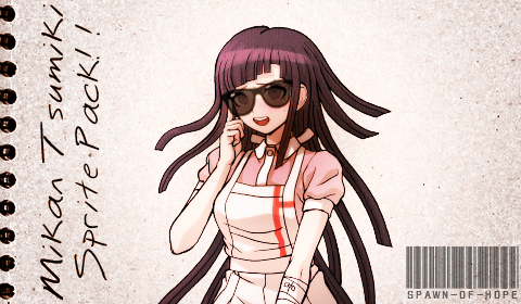 Mikan Tsumiki Sprite Pack! by Spawn-Of-Hope on DeviantArt