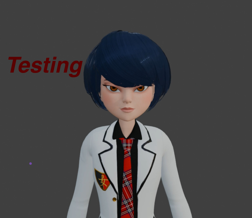 Testing the Model of Kagami! by Maria20234 on DeviantArt