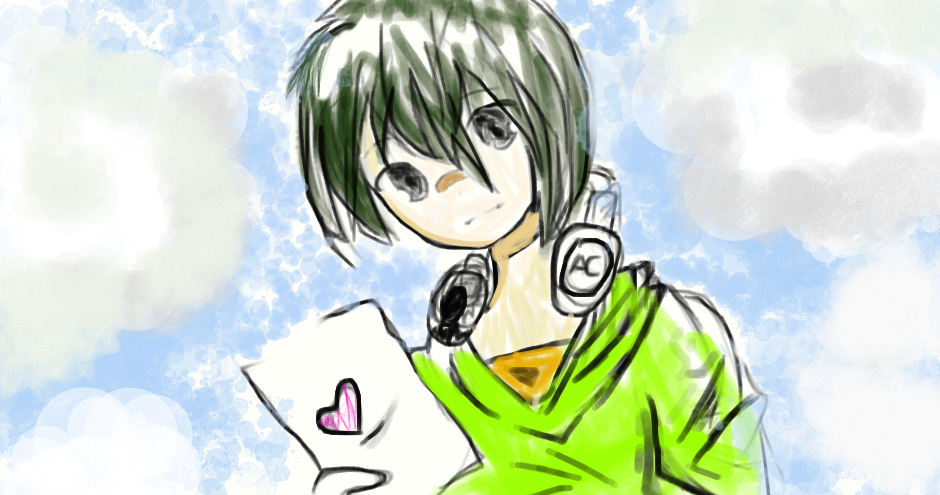 Anime Writing Letter