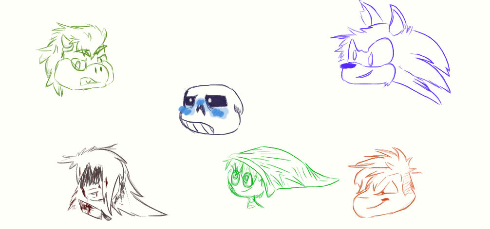 Really bad doodles of video game characters by MokiMonsterDraws on ...
