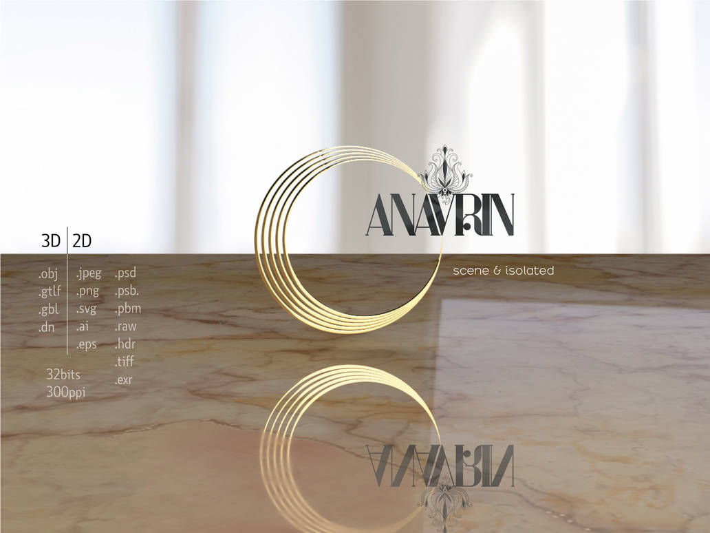 Anavrin 3D Model Gold Circle by anavrin-stock on DeviantArt