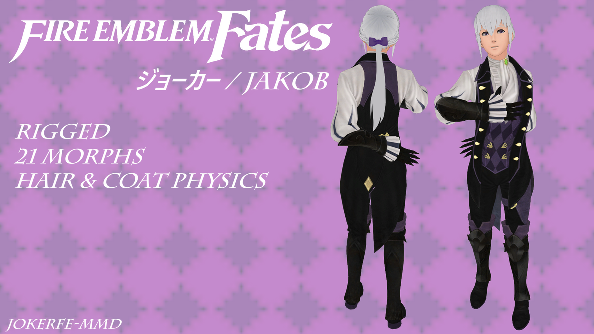 Fire Emblem - Joker/Jakob [MMD Model Download] by JokerFE-MMD on DeviantArt